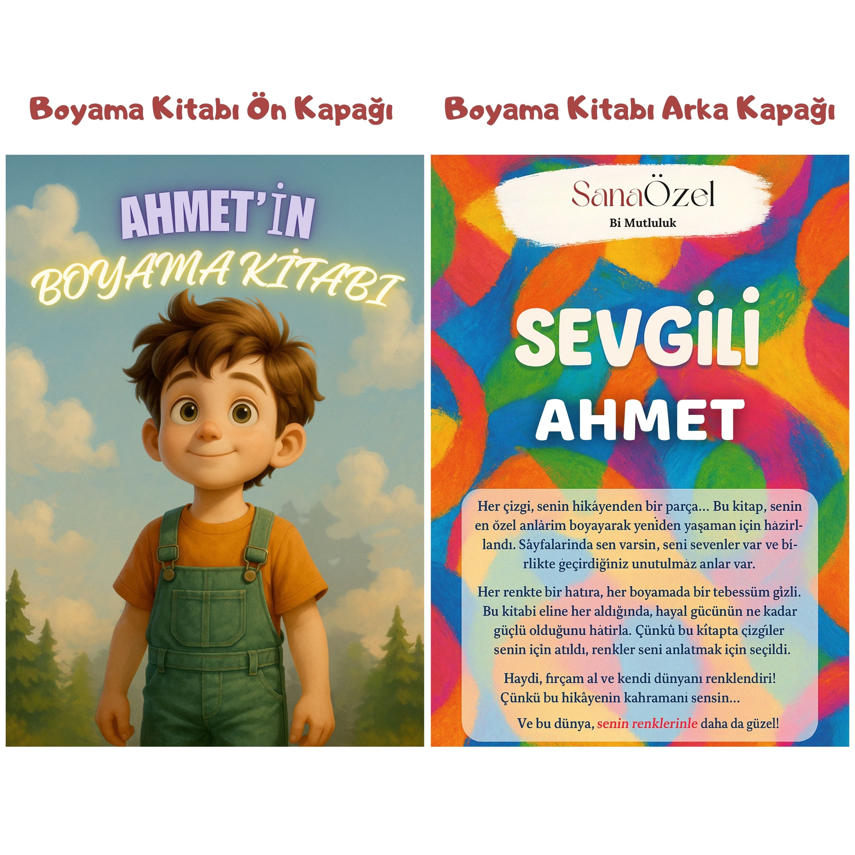 Çocuğuna Özel Boyama Kitabı